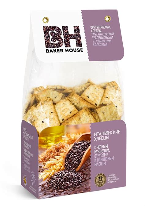 Эдис Маркет-продукты питания оптом - Итальянские хлебцы BAKER HOUSE с ...