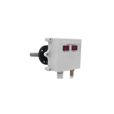 Duct Temperature Humidity Sensor With Display 1 Rh 0 To 100 Rh At
