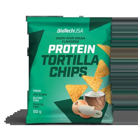 Biotech Usa Protein Tortillachips 50g Hagymás Tejfölös