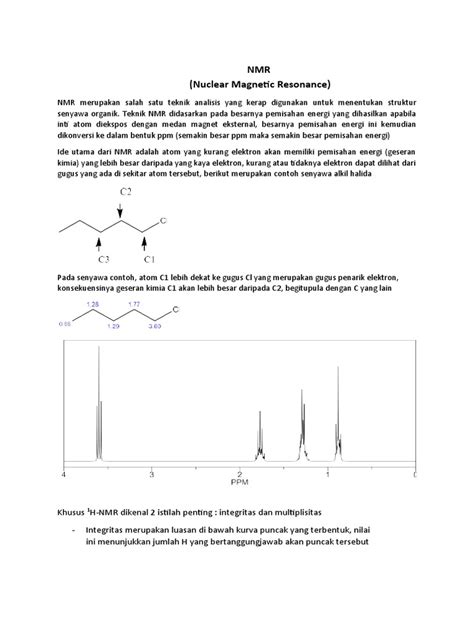 Nmr Teknik Analisis Struktur Senyawa Organik Pdf
