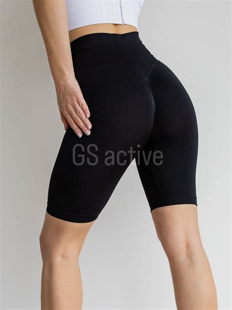 Велосипедки спортивні з ефектом Push Up чорні Dream Купити в інтернет магазині Gs Active