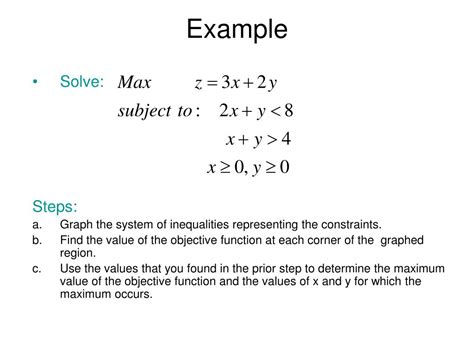 PPT Linear Programming PowerPoint Presentation Free Download ID 758503