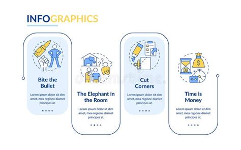 Business Workflow Management Rectangle Infographic Vector Stock Vector Illustration Of Icons