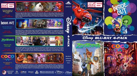 Disney 4 Pack R1 Custom Blu Ray Cover Dvdcovercom