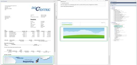 How To Add The Dashboard Image Banner To All Docentric Report Templates