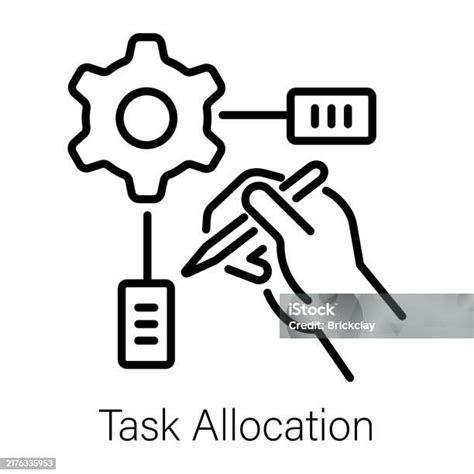 Task Allocation Stock Illustration Download Image Now Delivering