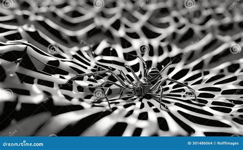 Web With Many Spiders Stock Illustration Illustration Of Patient