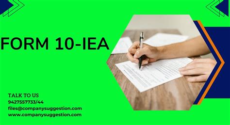 Form 10 Iea Company Suggestion