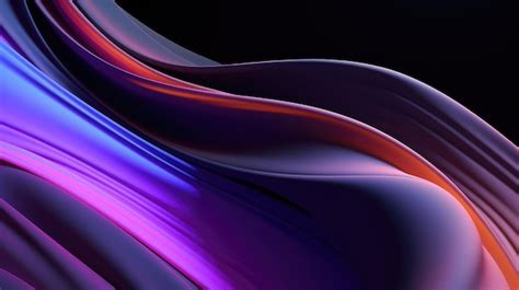 Fond Ondulé Abstrait Avec Des Lignes Lisses Dans Les Couleurs Violette