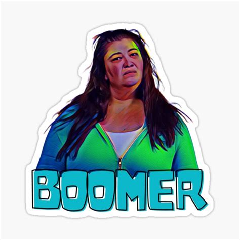 Wentworth Prison Boomer Susan Jenkins W Text Sticker For Sale