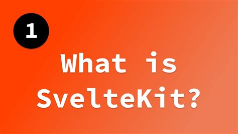 Sveltekit Tutorial For Beginners