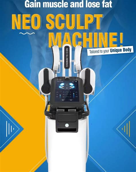 2023 HI EMT Emslim Neo EMS Máquina Para Esculpir Músculos 4 Manijas Con