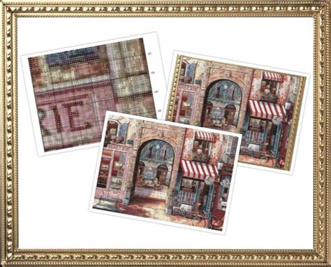PDF Counted Vintage Cross Stitch Pattern Gallery Street Etsy