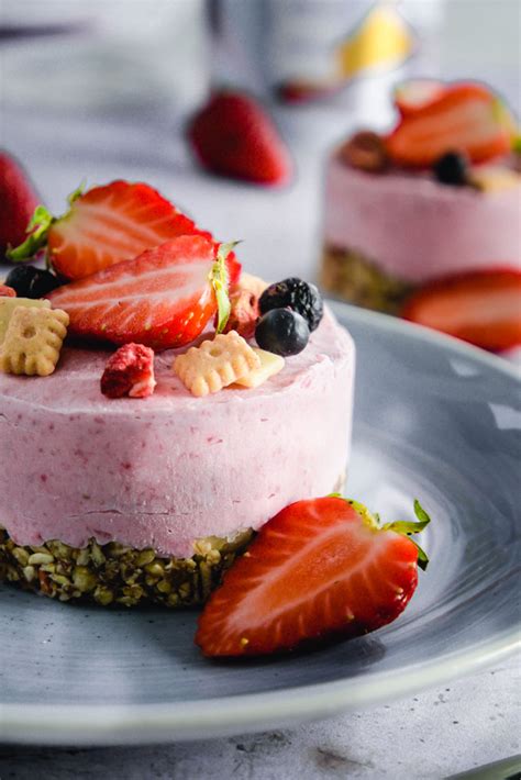 Roh Veganer Erdbeer Cheesecake 6 Kathikochtat