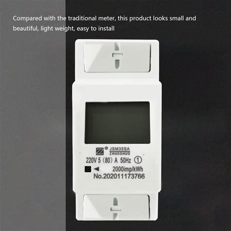 LCD Digital Display Power Consumption Energy Elect Grandado
