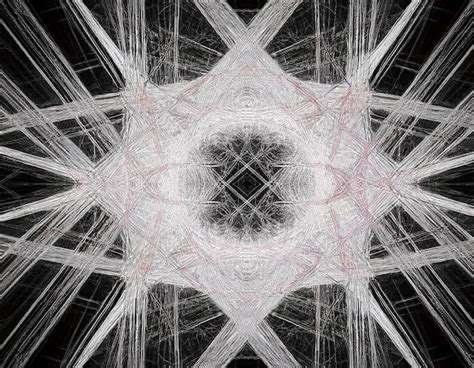 Intricate Geometric Fractals Abstract Digital Symmetry In Complex Mathematical Patterns