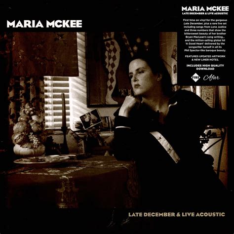Maria Mckee Late December Live Acoustic Record Store Day 2023 Edition