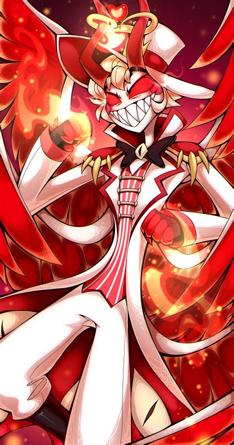 Charlie Hazbin Hotel Fan Arthazbin Lucifer Laugh