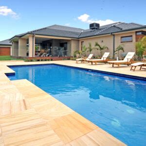 Teakwood Sandstone Drop Edge Pool Coping Tiles Shop Australia