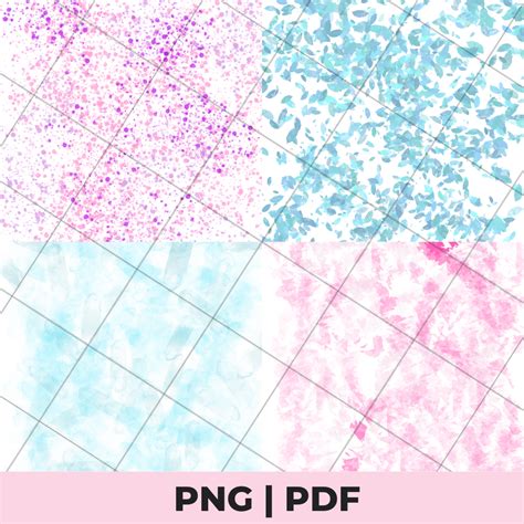 Pastel Patterns Sublimation Bundle The Country Chic Cottage