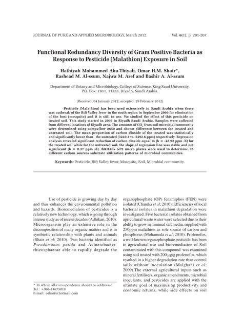 Pdf Functional Redundancy Diversity Of Gram Positive Bacteria As