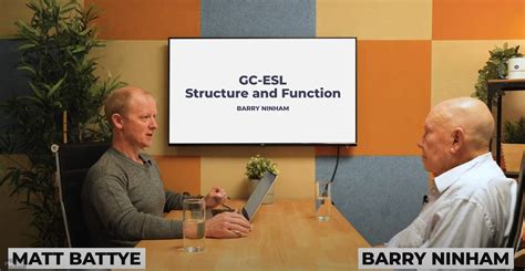 GC ESL Structure And Function Barry Ninham