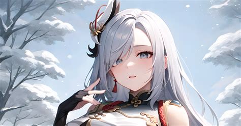 原神 申鹤 Shenhe 绘音eonのイラスト Pixiv