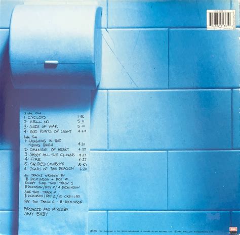 Balls To Picasso ボールズ・トゥ・ピカソ Lp Bruce Dickinson Bar Chiba Music