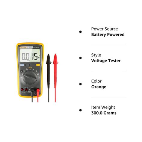 Fluke 15b 4000 Counts Multimeter Portable Digital Multimeter Voltmeter