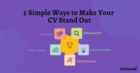 5 Simple Ways To Make Your CV Stand Out CVCenter Pk