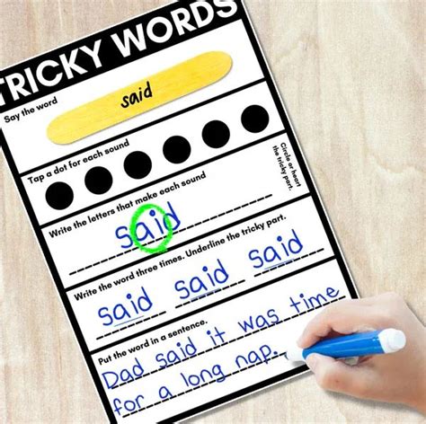 How To Orthographically Map Tricky High Frequency Words With And