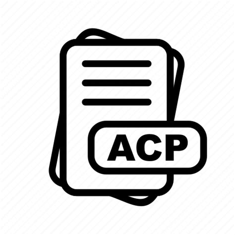 Acp File Format Icon
