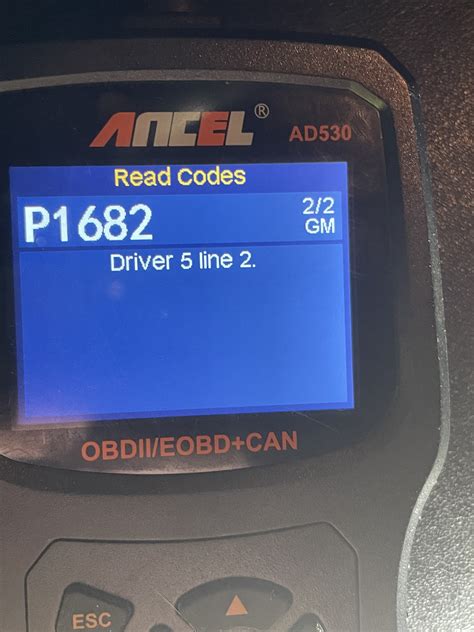 P1682 Code Chevy Trailblazer Trailblazer Ss And Gmc Envoy Forum