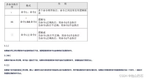 Shell命令间隔符区别shell中