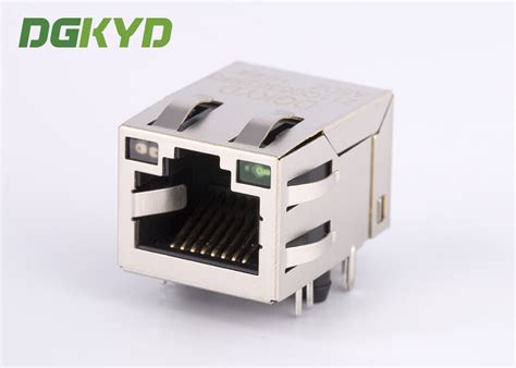 Tab Up 100mb Rj45 With Integrated Magnetics Modular Jack For Ethernet