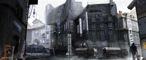 Deus Ex Mankind Divided Prague Street 03 By Matlatart On Deviantart