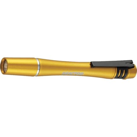 Lampe de poche de type stylo à DEL en aluminium avec 2 piles AAA couleurs variées
