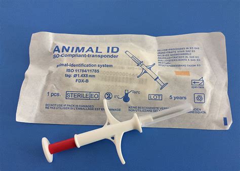 Microchip Tracking Device For Dogs 148mm Em4305 Found Pet Microchip Injectable Transponders