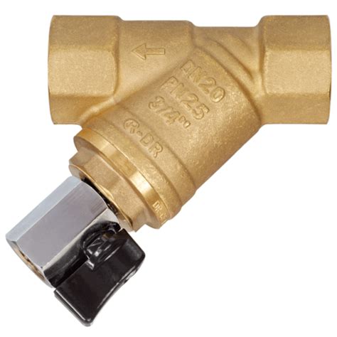 Danfoss 065B8242 Фильтр сетчатый Y-образный латунь Ду 20 G3/4" - Купить ...