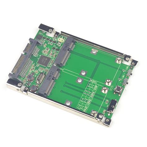 MSATA To USB 3 0 Converter 2 Port MSATA SSD To 2 5 SATA Raid Card MSATA SATA USB Adapter View