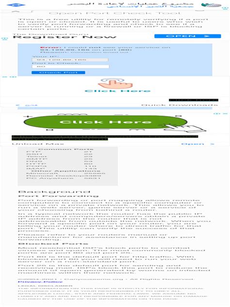 Open Port Check Tool Verify Port Forwarding On Your Router Pdf