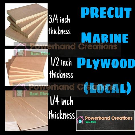 LOCAL HARD MARINE PLYWOOD Precut Clean Cut Machine Cut TOP QUALITY