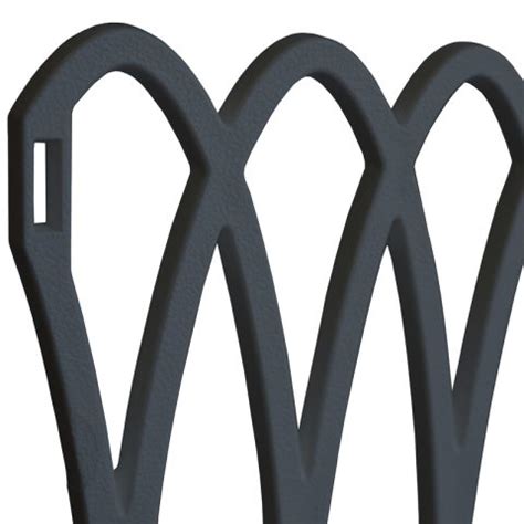 Matrix LOOPS Garden Edging Panels Charcoal Jack Matrix