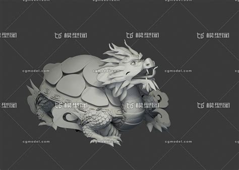 玄武 雕像 雕塑 神话雕塑 青铜雕像 摆设品 神话 模型 神话雕塑模型库 3ds Maxmax模型下载 Cg模型网