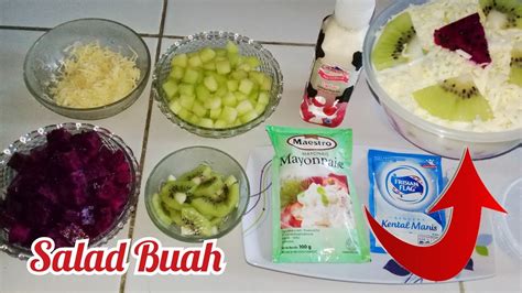 Cara Nak Membuat Salad Buah Yang Mudah