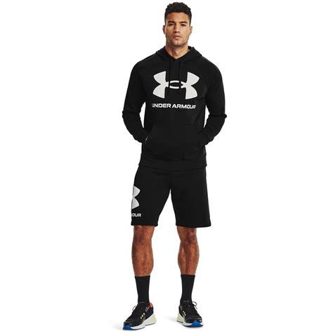 Under Armour Armour Rival Fleece Hoodie Black Mens
