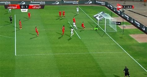 سيف الجزيرى يسجل الهدف الأول للزمالك فى شباك فيوتشر اليوم السابع