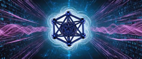 Futuristic Quantum Data Encryption Visualizer Set In A Digital Environment Premium Ai