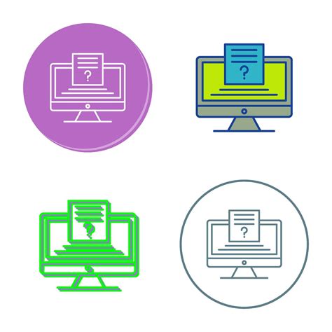 Quiz Vector Icon 34408906 Vector Art At Vecteezy