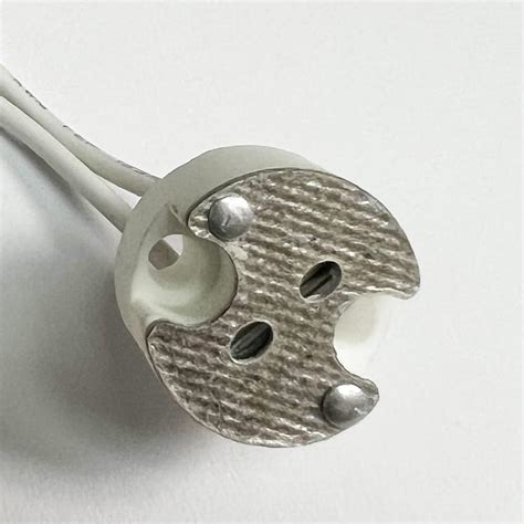 888 Corp Halogen Lamp Socket For 118mm T3 Halogen Light Bulbs With 18 Inch Wire Leads Premium